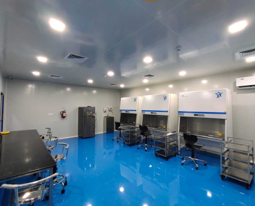 Bsl 2 Lab for Covid 19 in Chennai | Microflow Clean room
